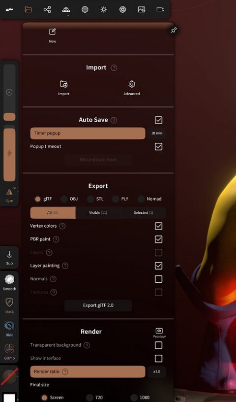 3D-Modellierung auf dem iPad - ZBrush vs. Nomad Sculpt | Clay-Sculpting.com
